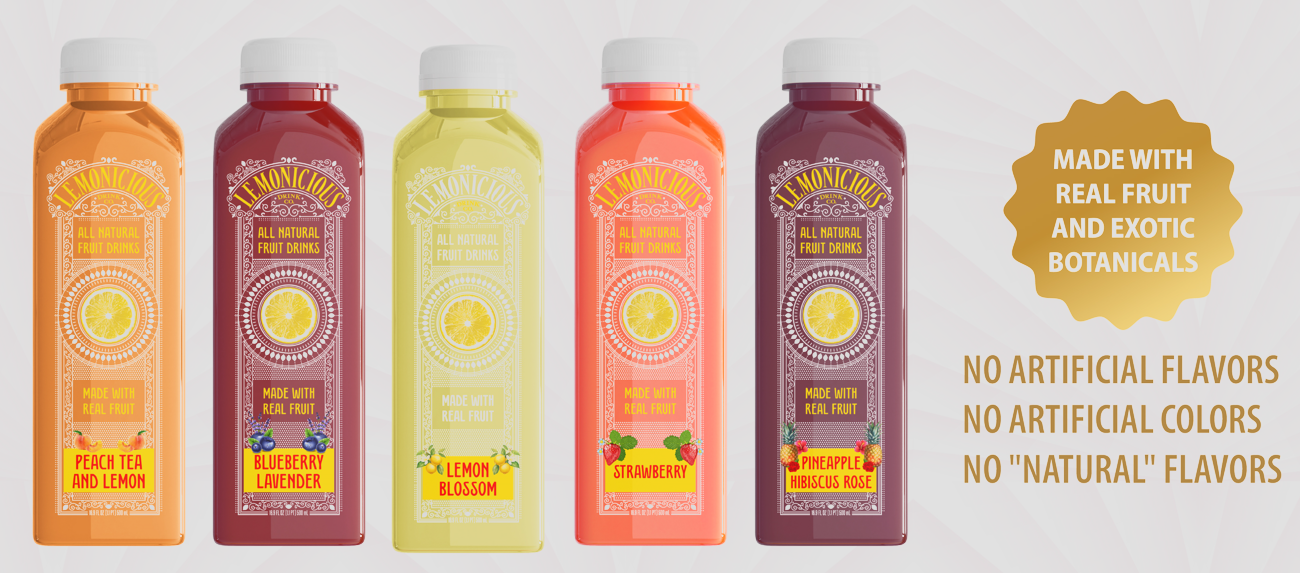 LEMONICIOUS | Premium Fruit Infusions | Real Fruit & Fresh Squeezed Lemon